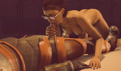 Rule 34 3d Aizek3 Alyx Vance Female Gordon Freeman Half Life 2 Male Oral Oral Sex Source