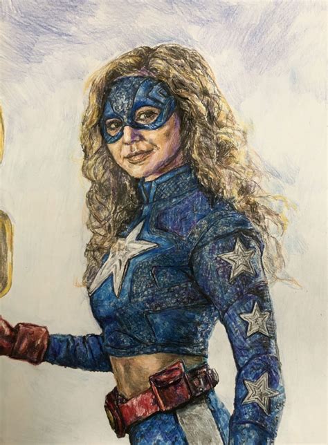 Cw Stargirl Drawing In Fela Sowandes Dccomics Comic Art Gallery Room