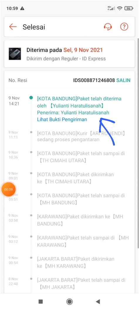 Cara Tahu Nomor Hp Kurir Id Express Yang Mengantar Paket Shopee Kita