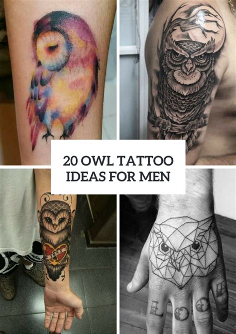 Owl Tattoo Designs For Men