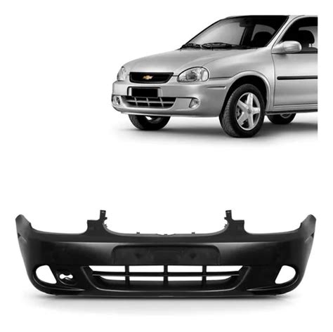 Parachoque Dianteiro Corsa Classic 2000 A 2007 Liso Furo