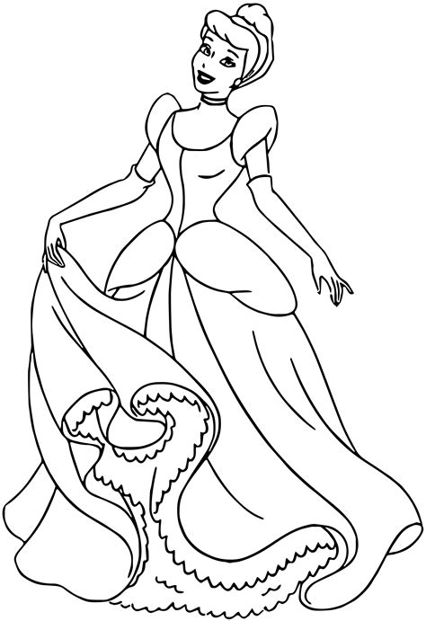 Cinderella Coloring Page Pagine Da Colorare Disney Libri Da Colorare