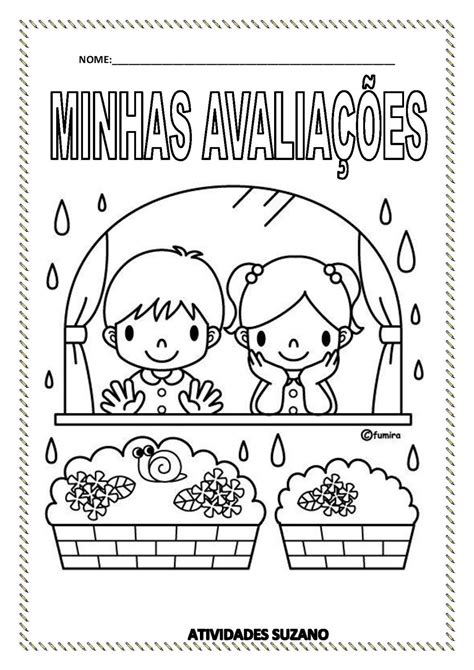 Capa Para Avaliação 1º Bimestre Turma Da Mônica C86