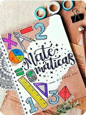 Portada De Matem Ticas Para Imprimir En Cuadernos Y Libretas N