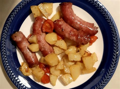 Patate E Salsiccia Al Forno Con Pomodorini Un Blog Di Panesalame