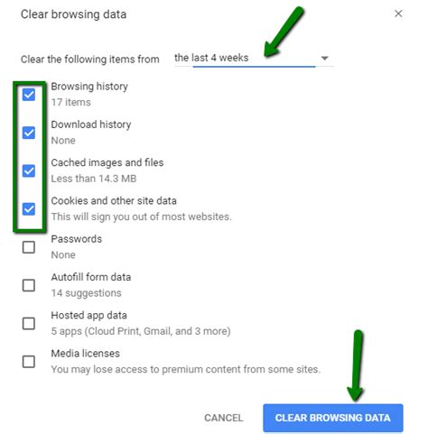 How To Clear Cache History In Different Browsers