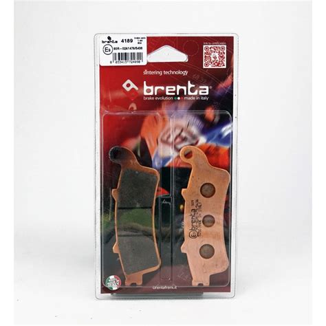 Plaquette de frein Avant Moto et Scooter Brenta FT4189 Syntérisé Route