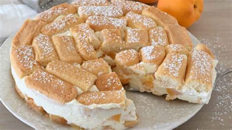 G Teau De Boudoirs Au Mascarpone Et Aux P Ches Un Dessert Sensationnel