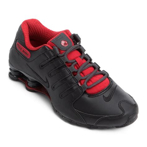 Tênis Nike Shox Nz Se Preto e Vermelho Compre Agora Loja do Inter