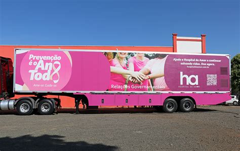 Carreta Móvel do Hospital do Amor realiza mais de 200 atendimentos em