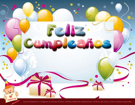 Tarjetas De Saludos De Cumplea Os Para Imprimir Imagui