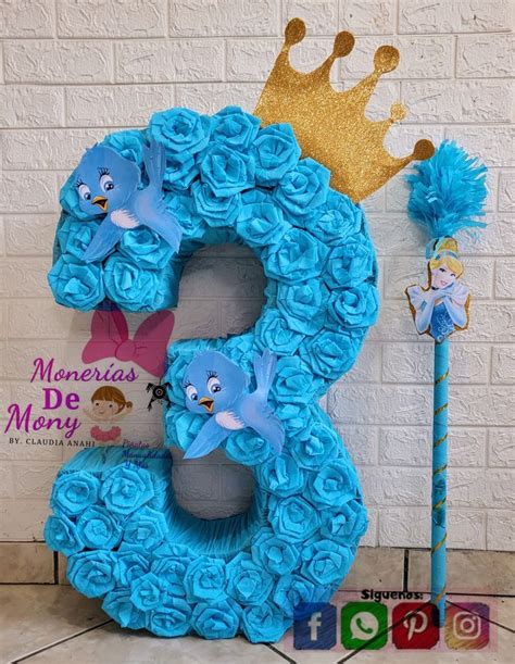 Pi Ata Numero De Cenicienta Manualidades Decoraci N De Cenicienta