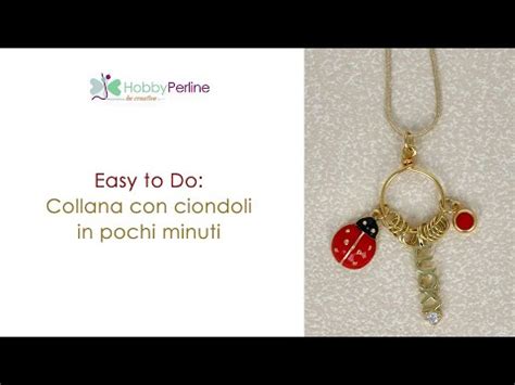 Come Realizzare Una Collana Lunga Con Ciondoli TUTORIAL