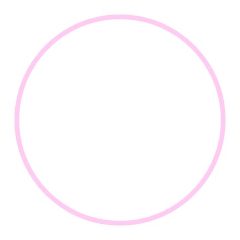 Pink Circle Transparent Background Cutout PNG Clipart Images CITYPNG