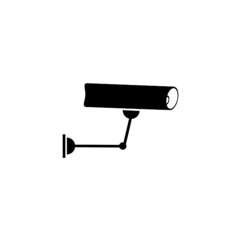 Design de vetor de logotipo de ícone de cctv Vetor Premium