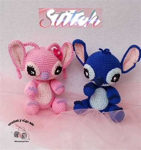 Ángela y stitch amigurumis Ganchillo crochet Ganchillo Stitch crochet