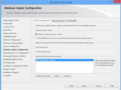 Sql Server Knowledge Sharing Blog Step By Step Installation Sql Server
