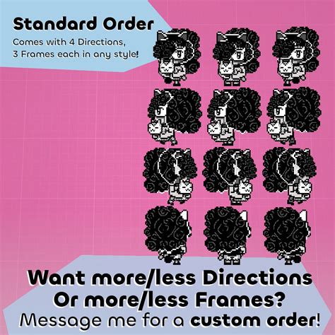 Custom Sprite Sheet Commissions In Any Style Etsy Uk