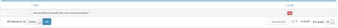 The List View Sonataadminbundle Documentation