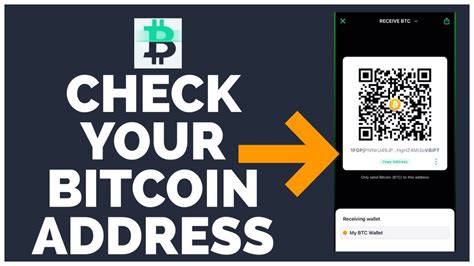 How To Check Your Bitcoin Address On Bitcoin App 2022 YouTube