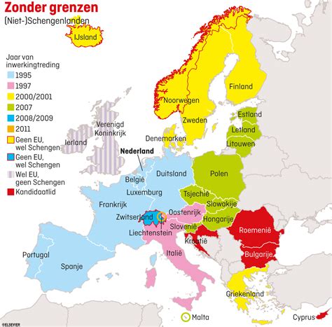 Kaart Europese Unie Landen En Hoofdsteden Kaart