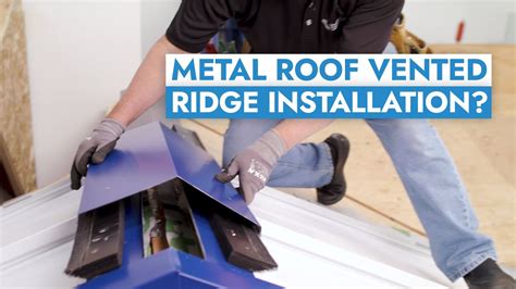 How To Install A Vented Ridge On A Standing Seam Roof Smi Detail Vr