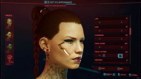Cyberpunk Full Female Character Customization Youtube