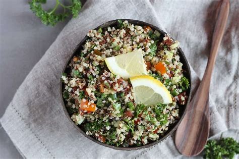 Taboulé de quinoa végane sans gluten Valises Gourmandises