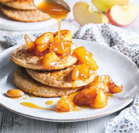 Pancakes aux pommes caramélisées