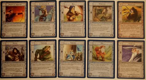 Así es El Señor de los Anillos Juego de Cartas Coleccionables de la