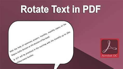 how to rotate text and edit pdf document using adobe acrobat pro dc the help