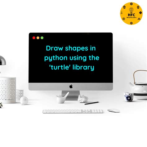 python turtle library to draw shapes python