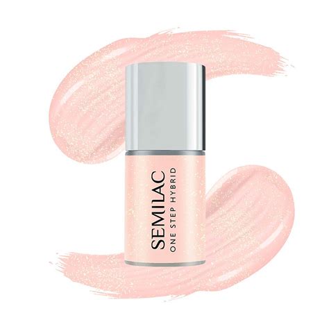 Esmalte Semipermanente One Step Semilac S Naked Glitter Beige