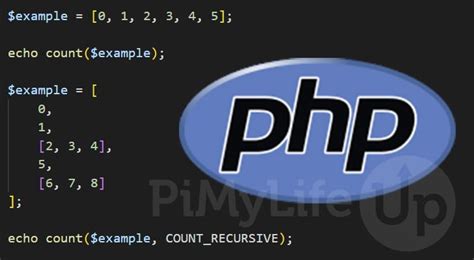 using the count function in php pi my life up