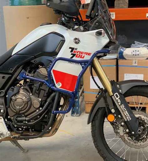 Barras De Defensa OutbackMotortek Para Yamaha Tenere 700 Color Negro