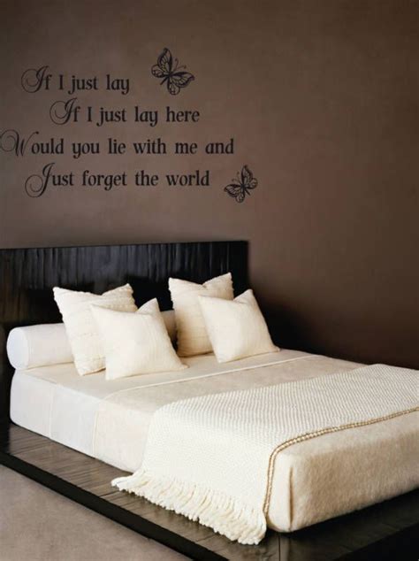 Would You Lie With Me And Just Forget The World Above Bed