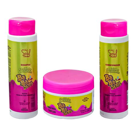 Kit Capilar BabaSoul Tutti Frutti Soul Cosméticos Bazar do Prazer l