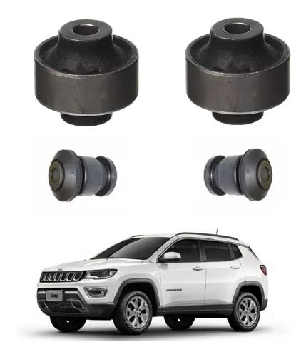 Kit Bucha Bandeja Leque Dianteira Jeep Compass X E X