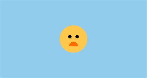 Cara Con El Ceño Fruncido Y La Boca Abierta Emoji on Toss Face 토스페이스