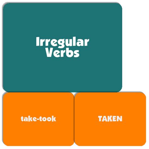 Irregular Verbs Match The Memory