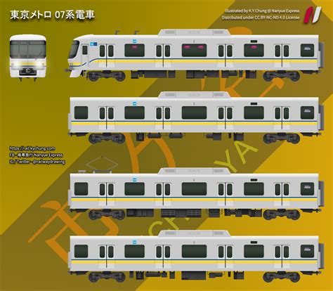 Tokyo Metro Series Y Rakuch Line Livery Nanyue Express