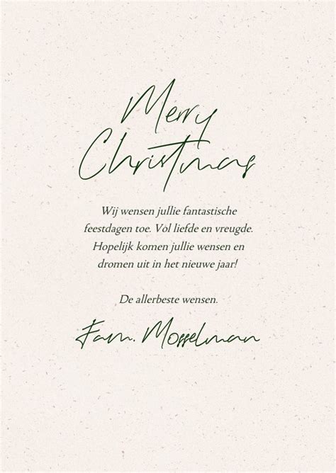 Stijlvol Kerstkaartje Met Illustratie Van Kaartje2go