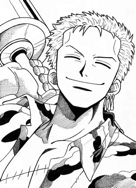 Roronoa Zoro Manga Anime One Piece One Piece Drawing Anime Sketch