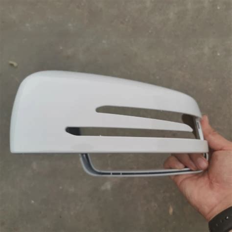 Cubierta de espejo retrovisor lateral blanco Exterior de plástico ABS