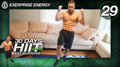 Day 29 Of 30 Days Of Fat Burning HIIT Cardio Workouts At Home YouTube