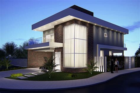 Planta De Casa De Esquina 3 Quartos Projetos De Casas Modelos De