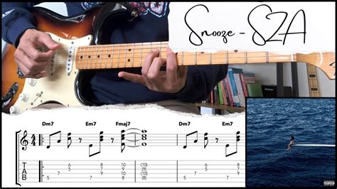 Snooze Guitar Tutorial SZA YouTube