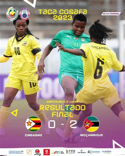 INÉDITO MOÇAMBIQUE CONQUISTA BRONZE NO COSAFA FEMININO