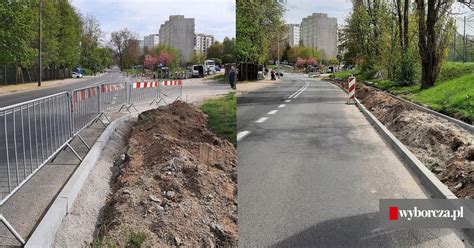 Powstaje nowy chodnik przy ul Bandurskiego w Szczecinie Pasażerowie
