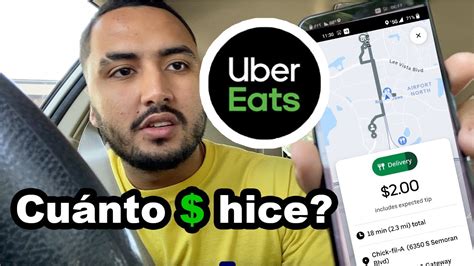 Trabajé 8 horas de DELIVERY con UBER EATS Cuánto se gana YouTube